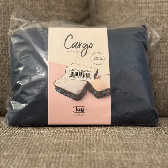 lug | Bags | Nwt Lug Cargo Packing Cubes Set Of 3 Navy Blue | Poshmark